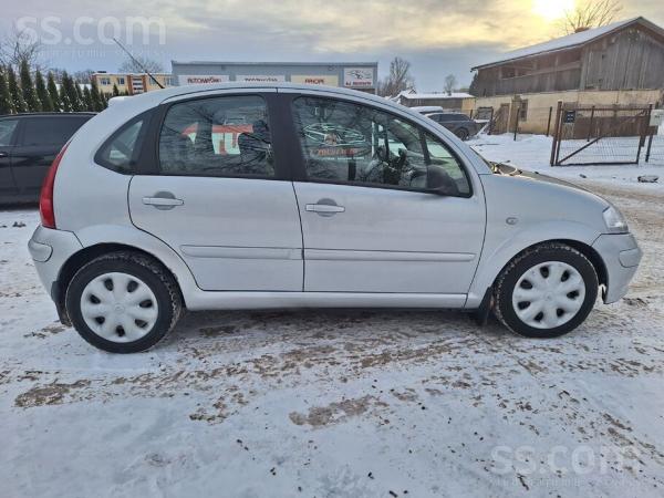 Grey Citroen C3 2005 in Valmiera, with an engine capacity of 1.40 L and mileage of 212 thousand km for 1200 €, photo 6 on AUTOMOTO.COM.LV
