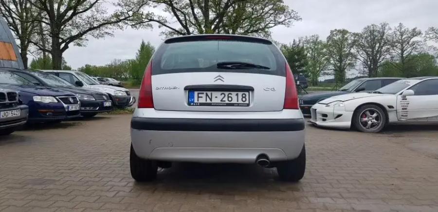 Grey Citroen C3 2005 in Valmiera, with an engine capacity of 1.40 L and mileage of 204 thousand km for 1550 €, photo 5 on AUTOMOTO.COM.LV