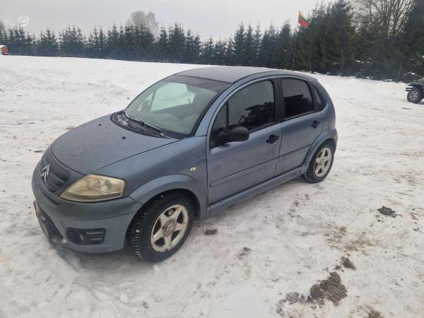 Grey Citroen C3 2006 in Moletai, with an engine capacity of 1.60 L and mileage of 209 thousand km for 1500 €, photo 4 on AUTOMOTO.COM.LV