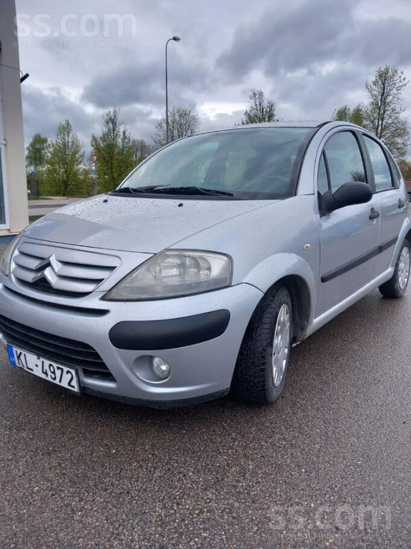 Pelēks Citroen C3 2007 Cēsis, ar dzinēja tilpumu 1.40 L un nobraukumu 272 tūkst. km par 990 €, foto 1 vietnē AUTOMOTO.COM.LV