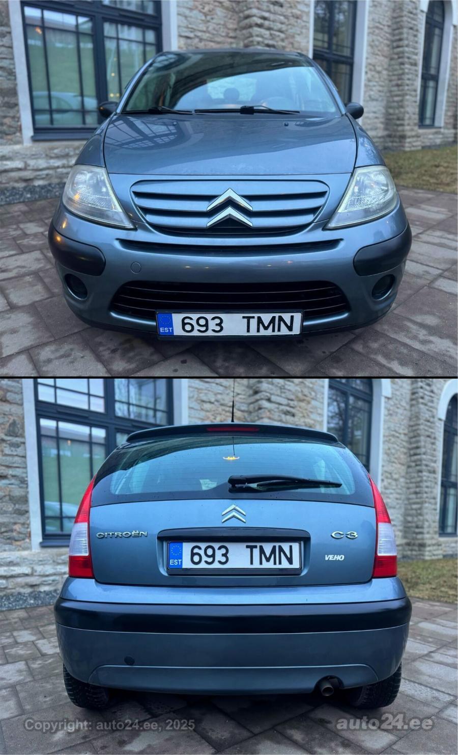 Pelēks Citroen C3 2009 Tallina, ar dzinēja tilpumu 1.60 L un nobraukumu 74 tūkst. km par 1499 €, foto 6 vietnē AUTOMOTO.COM.LV