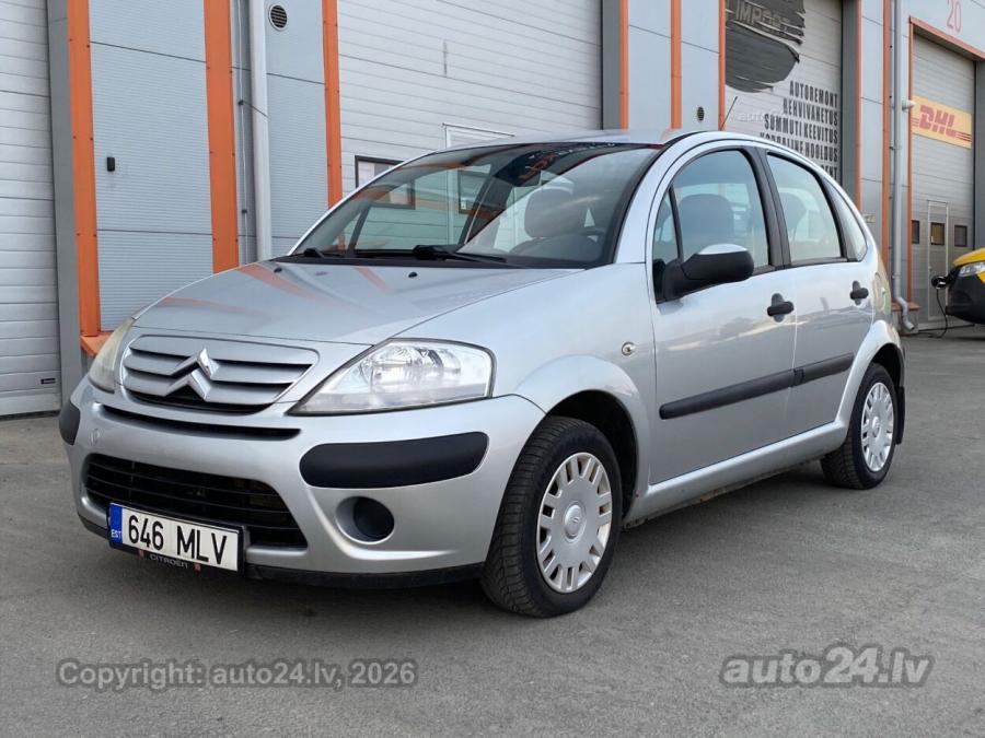 Grey Citroen C3 2009 in Tartu, with an engine capacity of 1.40 L and mileage of 74 thousand km for 2390 €, photo 1 on AUTOMOTO.COM.LV