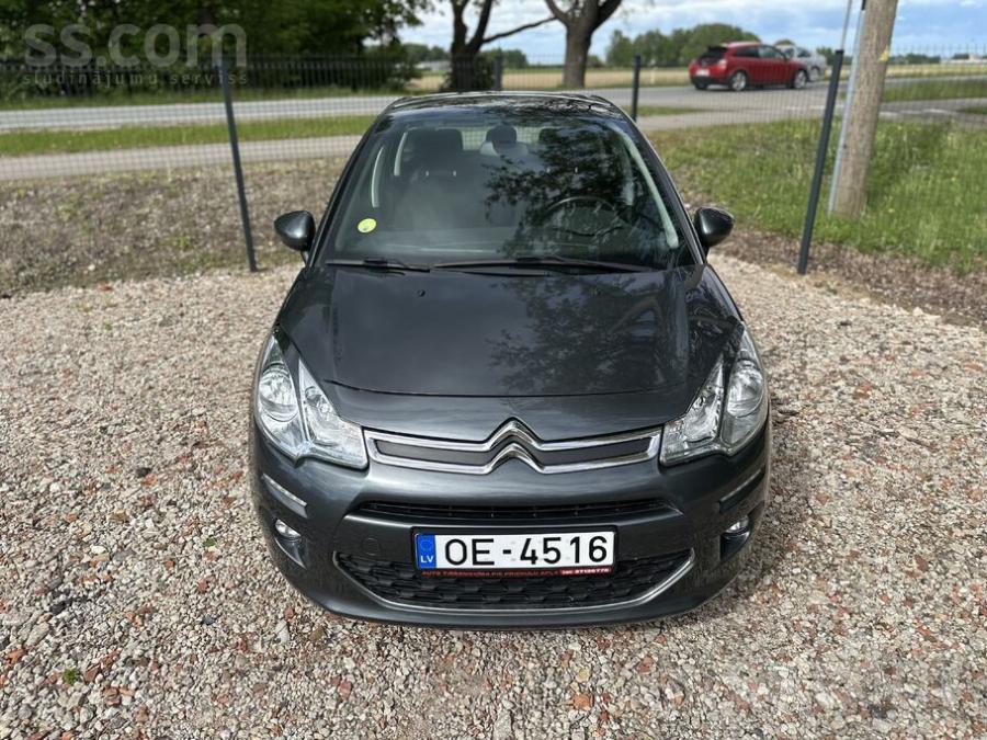 Grey Citroen C3 2013 in Cesis, with an engine capacity of 1.60 L and mileage of 0 thousand km for 6200 €, photo 3 on AUTOMOTO.COM.LV
