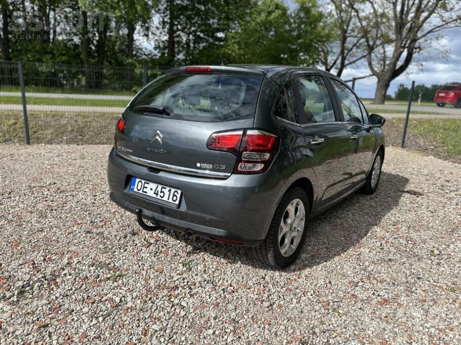 Grey Citroen C3 2013 in Cesis, with an engine capacity of 1.60 L and mileage of 0 thousand km for 6200 €, photo 7 on AUTOMOTO.COM.LV