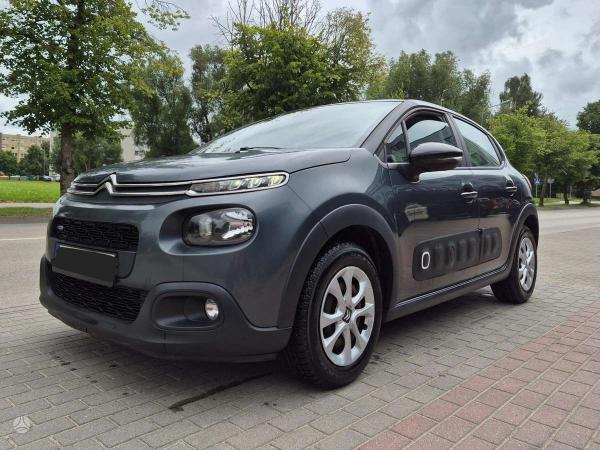 Pelēks Citroen C3 2017 Šilutė, ar dzinēja tilpumu 1.20 L un nobraukumu 112 tūkst. km par 4450 €, foto  vietnē AUTOMOTO.COM.LV
