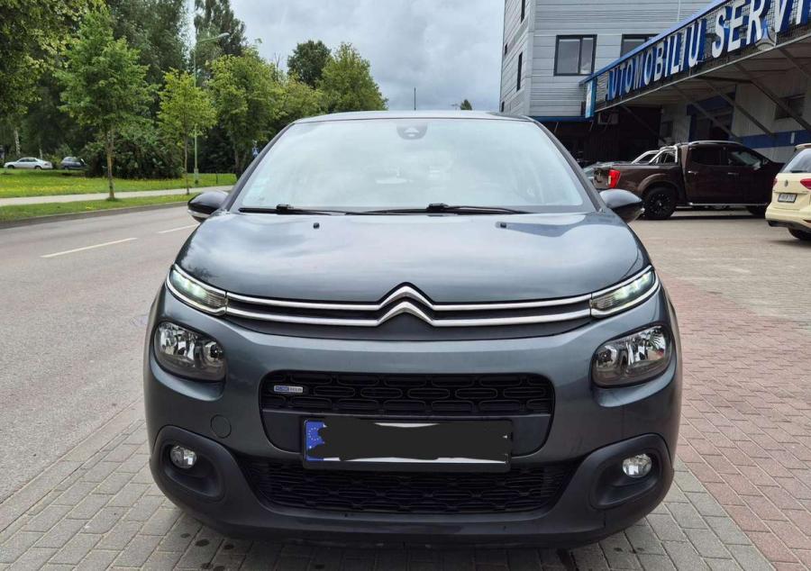 Grey Citroen C3 2017 in Silute, with an engine capacity of 1.20 L and mileage of 112 thousand km for 4450 €, photo 6 on AUTOMOTO.COM.LV