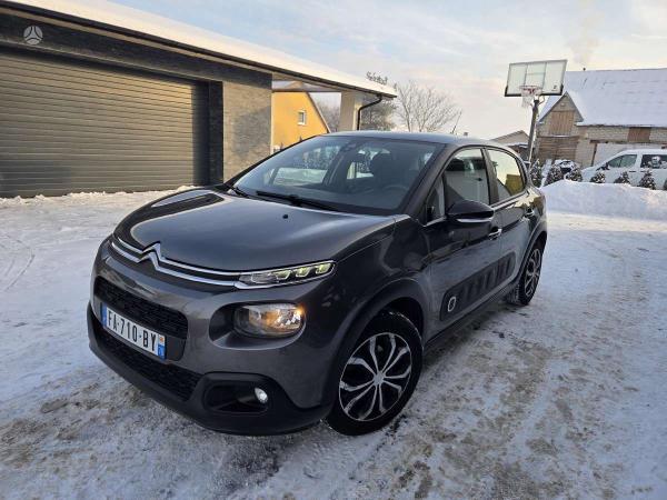 Pelēks Citroen C3 2018 Tauragė, ar dzinēja tilpumu 1.20 L un nobraukumu 65 tūkst. km par 5300 €, foto 2 vietnē AUTOMOTO.COM.LV