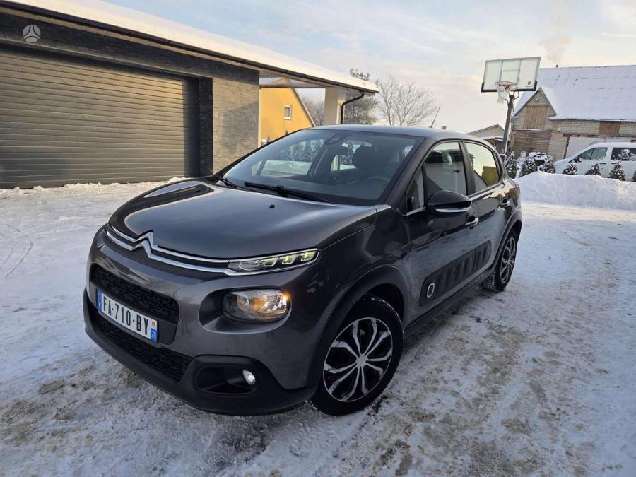 Pelēks Citroen C3 2018 Tauragė, ar dzinēja tilpumu 1.20 L un nobraukumu 65 tūkst. km par 5300 €, foto 2 vietnē AUTOMOTO.COM.LV
