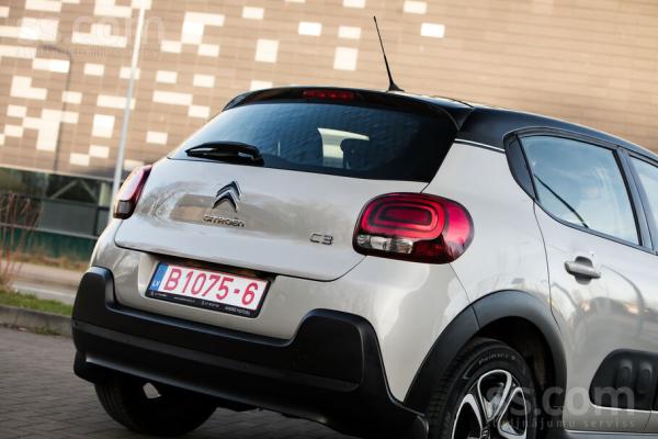 Grey Citroen C3 2018 in Jelgava, with an engine capacity of 1.20 L and mileage of 98 thousand km for 7600 €, photo 3 on AUTOMOTO.COM.LV