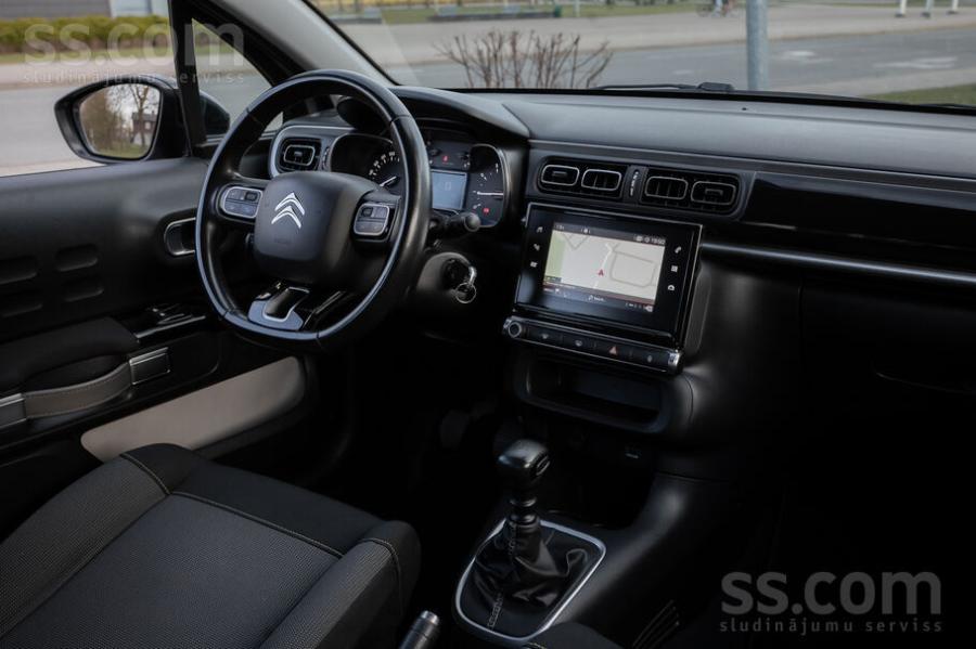Pelēks Citroen C3 2018 Jelgava, ar dzinēja tilpumu 1.20 L un nobraukumu 98 tūkst. km par 7600 €, foto 16 vietnē AUTOMOTO.COM.LV