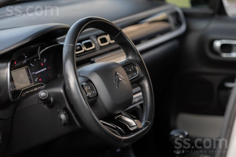 Pelēks Citroen C3 2018 Jelgava, ar dzinēja tilpumu 1.20 L un nobraukumu 98 tūkst. km par 7600 €, foto 17 vietnē AUTOMOTO.COM.LV