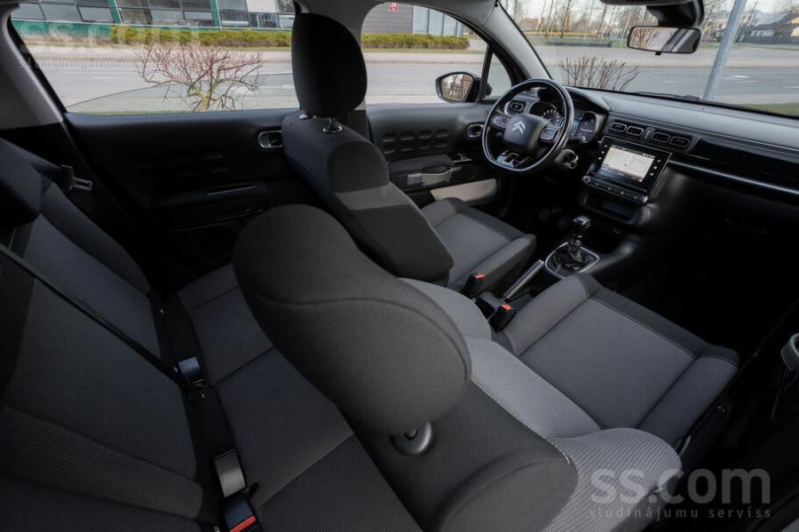 Pelēks Citroen C3 2018 Jelgava, ar dzinēja tilpumu 1.20 L un nobraukumu 98 tūkst. km par 7600 €, foto 32 vietnē AUTOMOTO.COM.LV
