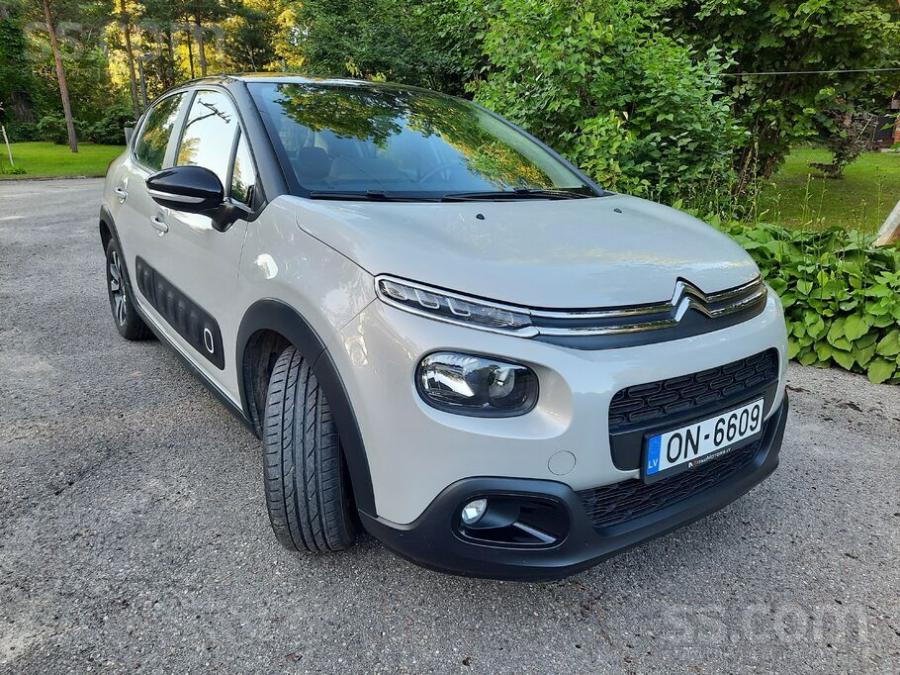 Grey Citroen C3 2018 in Jelgava, with an engine capacity of 1.20 L and mileage of 117 thousand km for 5700 €, photo 1 on AUTOMOTO.COM.LV