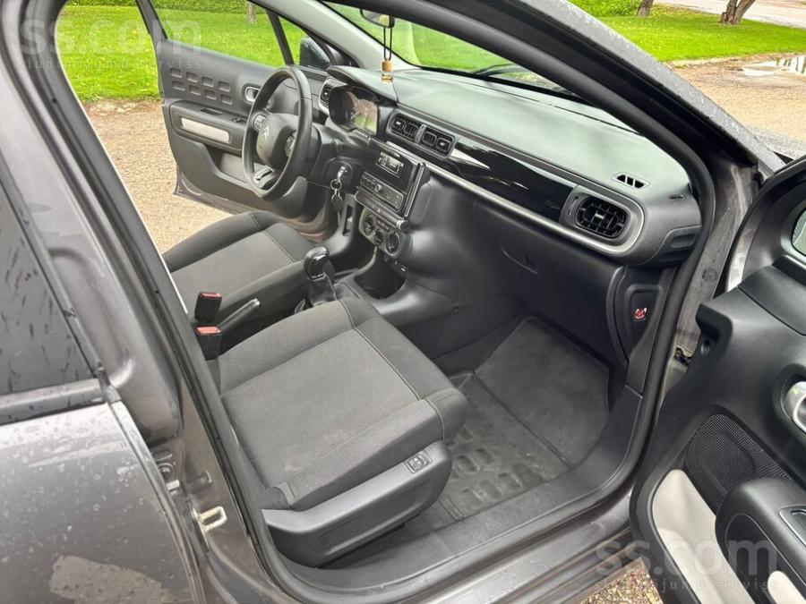 Pelēks Citroen C3 2018 Saldus, ar dzinēja tilpumu 1.20 L un nobraukumu 133 tūkst. km par 4900 €, foto 7 vietnē AUTOMOTO.COM.LV