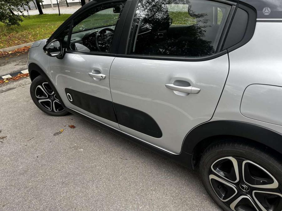 Pelēks Citroen C3 2018 Viļņa, ar dzinēja tilpumu 1.20 L un nobraukumu 140 tūkst. km par 5200 €, foto 13 vietnē AUTOMOTO.COM.LV