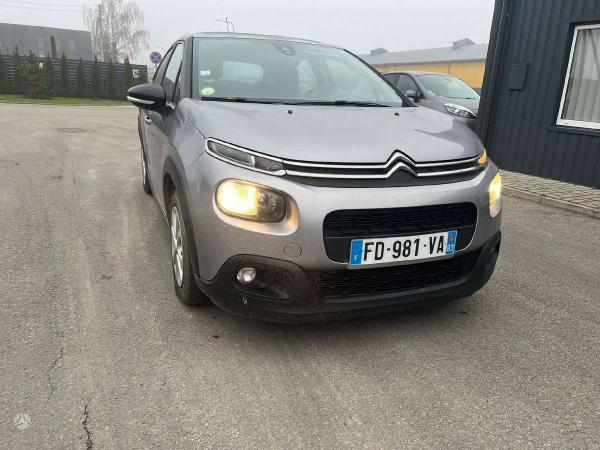 Pelēks Citroen C3 2019 Tauragė, ar dzinēja tilpumu 1.50 L un nobraukumu 115 tūkst. km par 5700 €, foto 1 vietnē AUTOMOTO.COM.LV