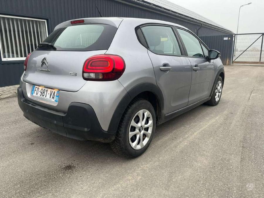 Pelēks Citroen C3 2019 Tauragė, ar dzinēja tilpumu 1.50 L un nobraukumu 115 tūkst. km par 5700 €, foto 6 vietnē AUTOMOTO.COM.LV