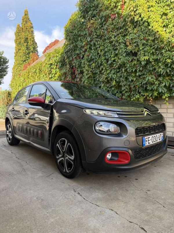 Pelēks Citroen C3 2019 Kauņa, ar dzinēja tilpumu 1.20 L un nobraukumu 65 tūkst. km par 5300 €, foto 4 vietnē AUTOMOTO.COM.LV