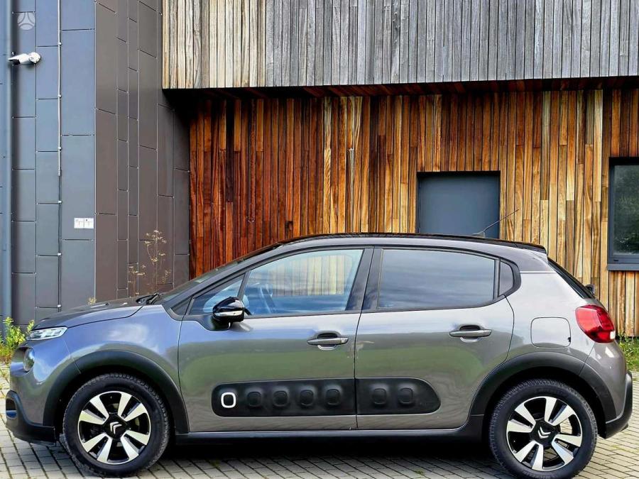 Grey Citroen C3 2019 in Klaipeda, with an engine capacity of 1.20 L and mileage of 107 thousand km for 5450 €, photo 9 on AUTOMOTO.COM.LV