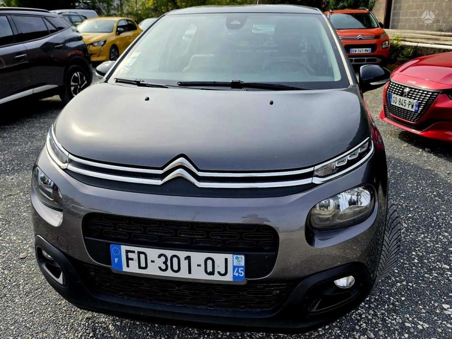 Grey Citroen C3 2019 in Klaipeda, with an engine capacity of 1.20 L and mileage of 107 thousand km for 5450 €, photo 40 on AUTOMOTO.COM.LV