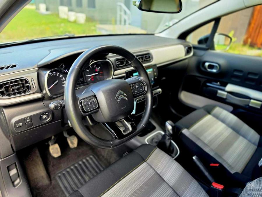 Pelēks Citroen C3 2019 Tauragė, ar dzinēja tilpumu 1.20 L un nobraukumu 107 tūkst. km par 5450 €, foto 18 vietnē AUTOMOTO.COM.LV
