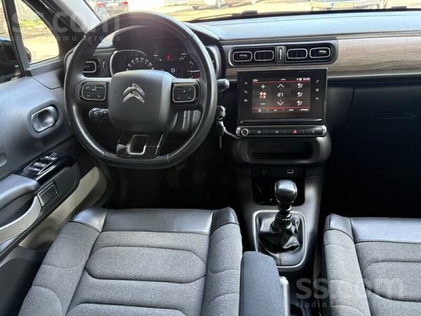 Grey Citroen C3 2020 in Riga, with an engine capacity of 1.20 L and mileage of 100 thousand km for 7900 €, photo 7 on AUTOMOTO.COM.LV