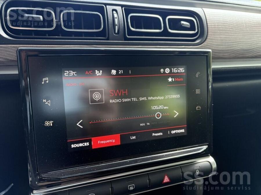 Серый Ситроен С3 2020 в Рига, объемом двигателя 1.20 л и пробегом 100 тыс. км за 7900 €, фото 19 на AUTOMOTO.COM.LV