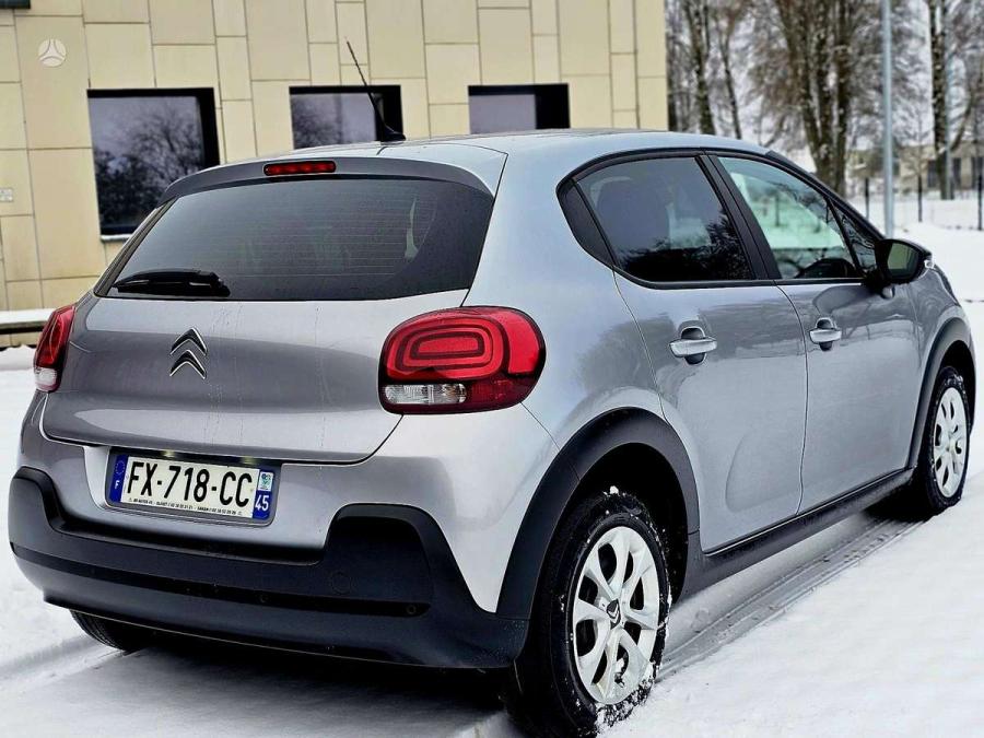 Grey Citroen C3 2021 in Taurage, with an engine capacity of 1.50 L and mileage of 107 thousand km for 7300 €, photo 7 on AUTOMOTO.COM.LV
