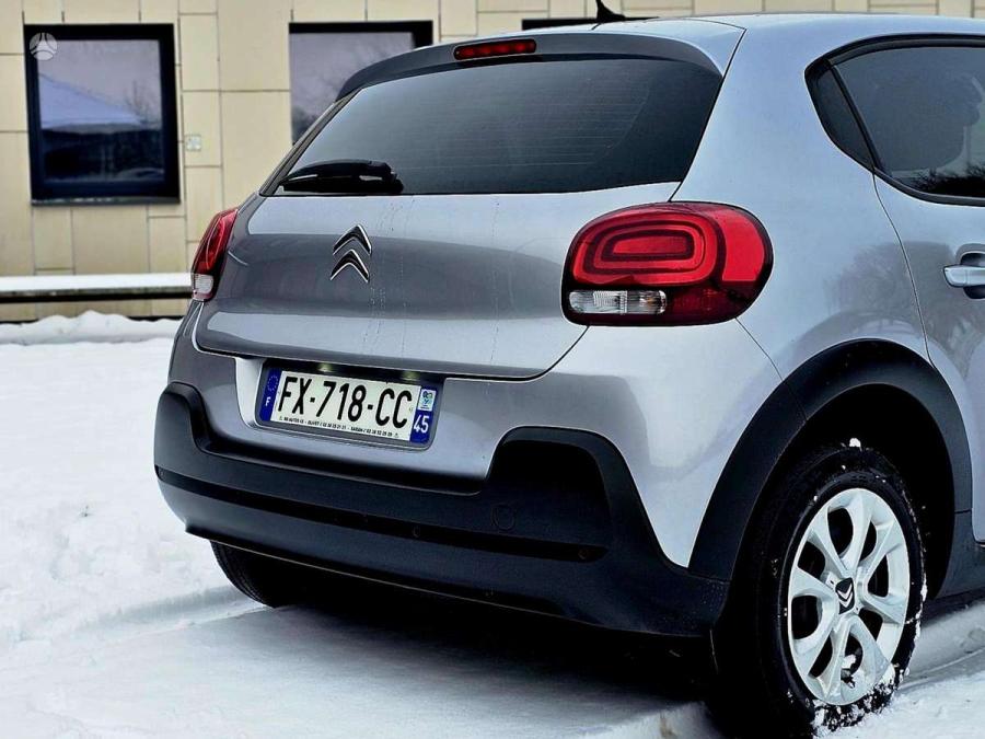 Grey Citroen C3 2021 in Taurage, with an engine capacity of 1.50 L and mileage of 107 thousand km for 7300 €, photo 14 on AUTOMOTO.COM.LV