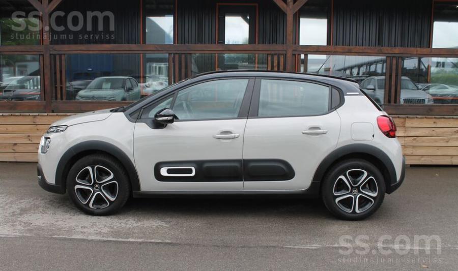 Grey Citroen C3 2021 in Riga, with an engine capacity of 1.20 L and mileage of 0 thousand km for 7650 €, photo 4 on AUTOMOTO.COM.LV