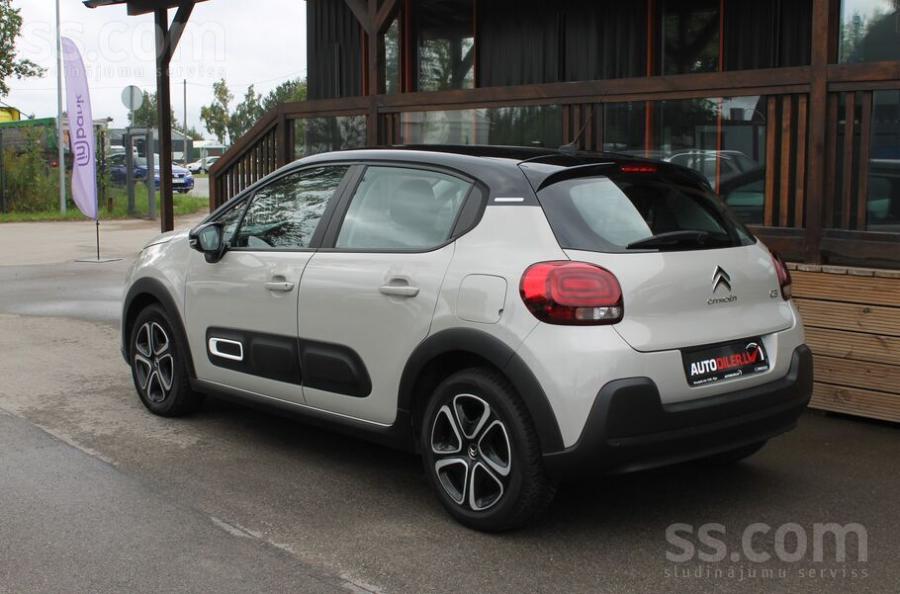 Grey Citroen C3 2021 in Riga, with an engine capacity of 1.20 L and mileage of 0 thousand km for 7650 €, photo 5 on AUTOMOTO.COM.LV