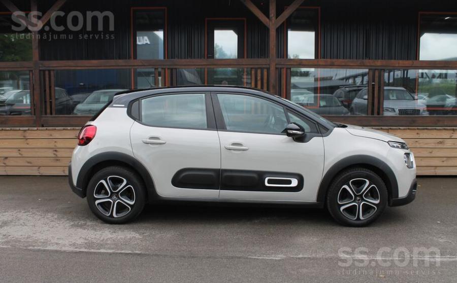 Grey Citroen C3 2021 in Riga, with an engine capacity of 1.20 L and mileage of 0 thousand km for 7650 €, photo 9 on AUTOMOTO.COM.LV