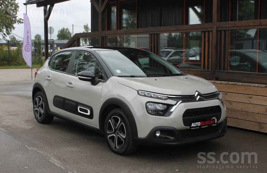 Grey Citroen C3 2021 in Riga, with an engine capacity of 1.20 L and mileage of 0 thousand km for 7650 €, photo 10 on AUTOMOTO.COM.LV
