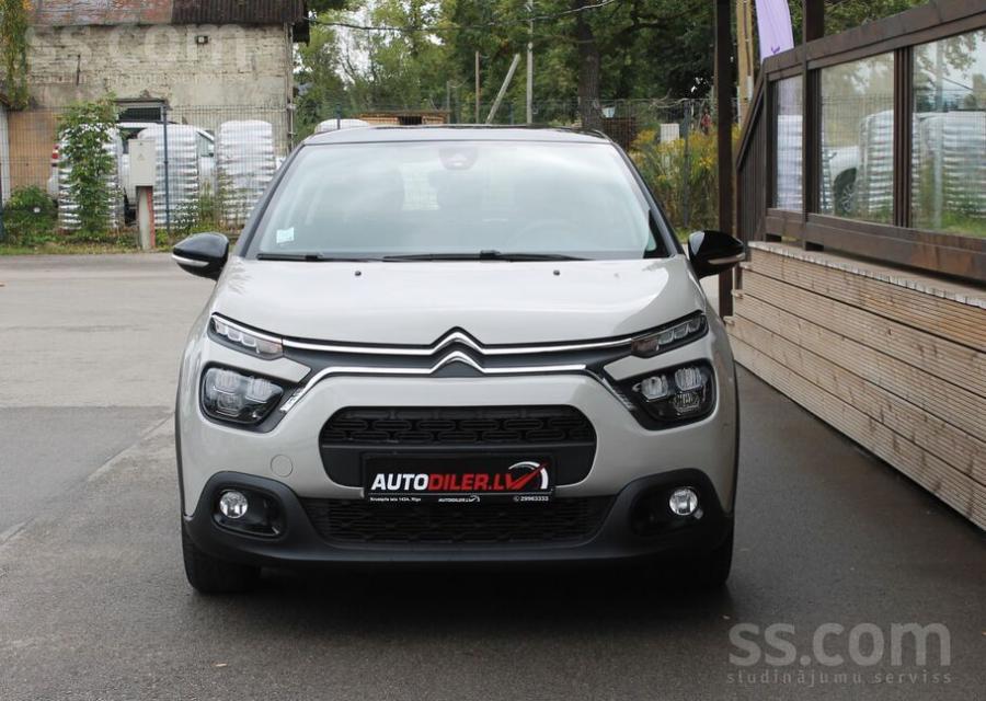 Grey Citroen C3 2021 in Riga, with an engine capacity of 1.20 L and mileage of 0 thousand km for 7650 €, photo 11 on AUTOMOTO.COM.LV