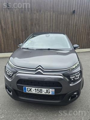 Pelēks Citroen C3 2022 Rīga, ar dzinēja tilpumu 1.20 L un nobraukumu 96 tūkst. km par 10900 €, foto 4 vietnē AUTOMOTO.COM.LV