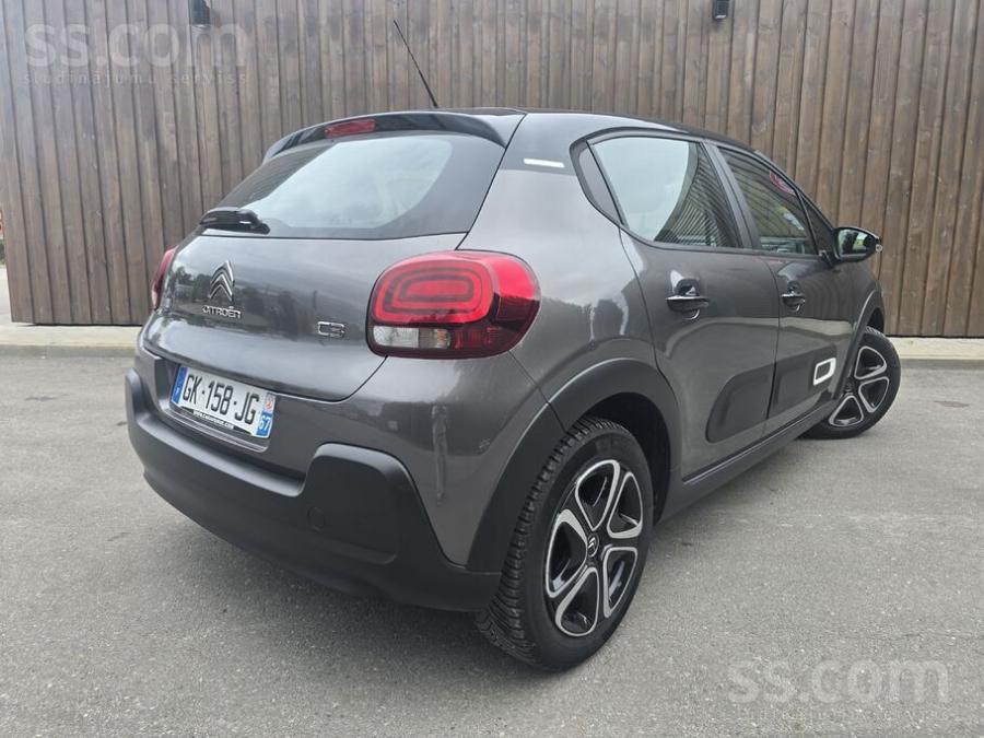 Pelēks Citroen C3 2022 Rīga, ar dzinēja tilpumu 1.20 L un nobraukumu 96 tūkst. km par 10900 €, foto 9 vietnē AUTOMOTO.COM.LV