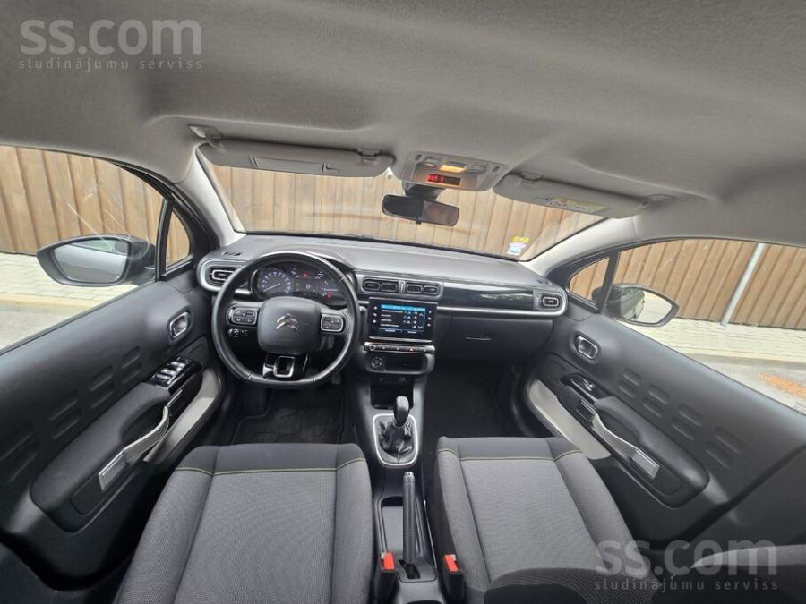 Pelēks Citroen C3 2022 Rīga, ar dzinēja tilpumu 1.20 L un nobraukumu 96 tūkst. km par 10900 €, foto 12 vietnē AUTOMOTO.COM.LV