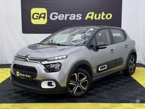 Grey Citroen C3 2022 in Vilnius, with an engine capacity of 1.20 L and mileage of 42 thousand km for 9900 €, photo  on AUTOMOTO.COM.LV