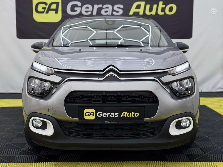 Grey Citroen C3 2022 in Vilnius, with an engine capacity of 1.20 L and mileage of 42 thousand km for 9900 €, photo 3 on AUTOMOTO.COM.LV