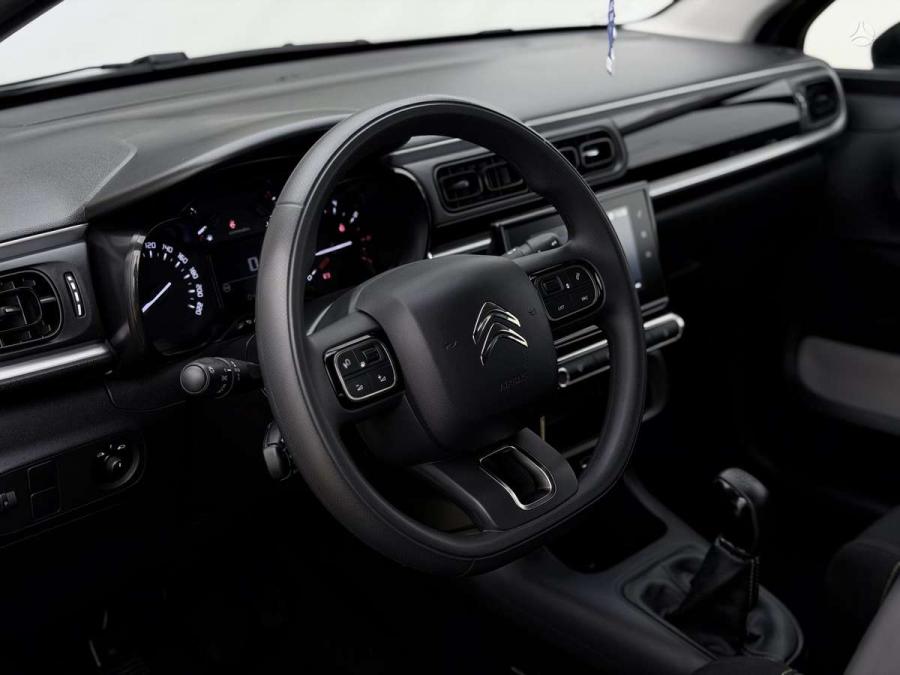 Grey Citroen C3 2022 in Vilnius, with an engine capacity of 1.20 L and mileage of 42 thousand km for 9900 €, photo 10 on AUTOMOTO.COM.LV