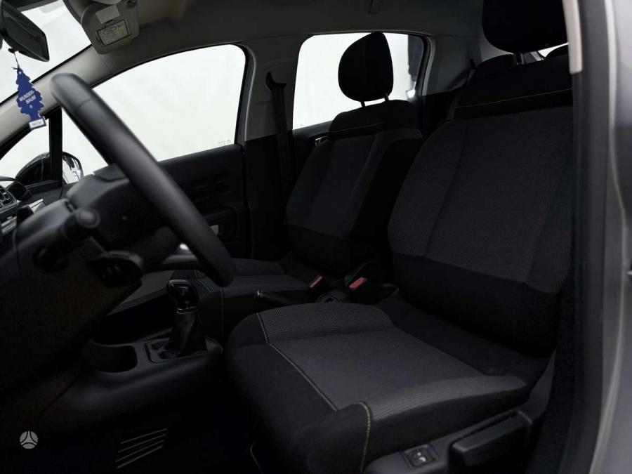 Grey Citroen C3 2022 in Vilnius, with an engine capacity of 1.20 L and mileage of 42 thousand km for 9900 €, photo 11 on AUTOMOTO.COM.LV