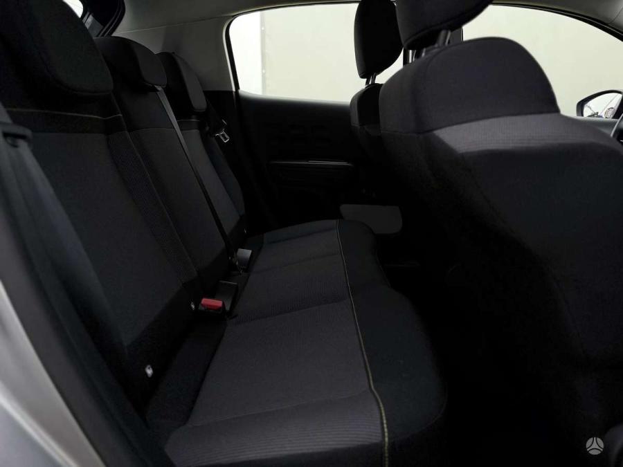 Grey Citroen C3 2022 in Vilnius, with an engine capacity of 1.20 L and mileage of 42 thousand km for 9900 €, photo 14 on AUTOMOTO.COM.LV