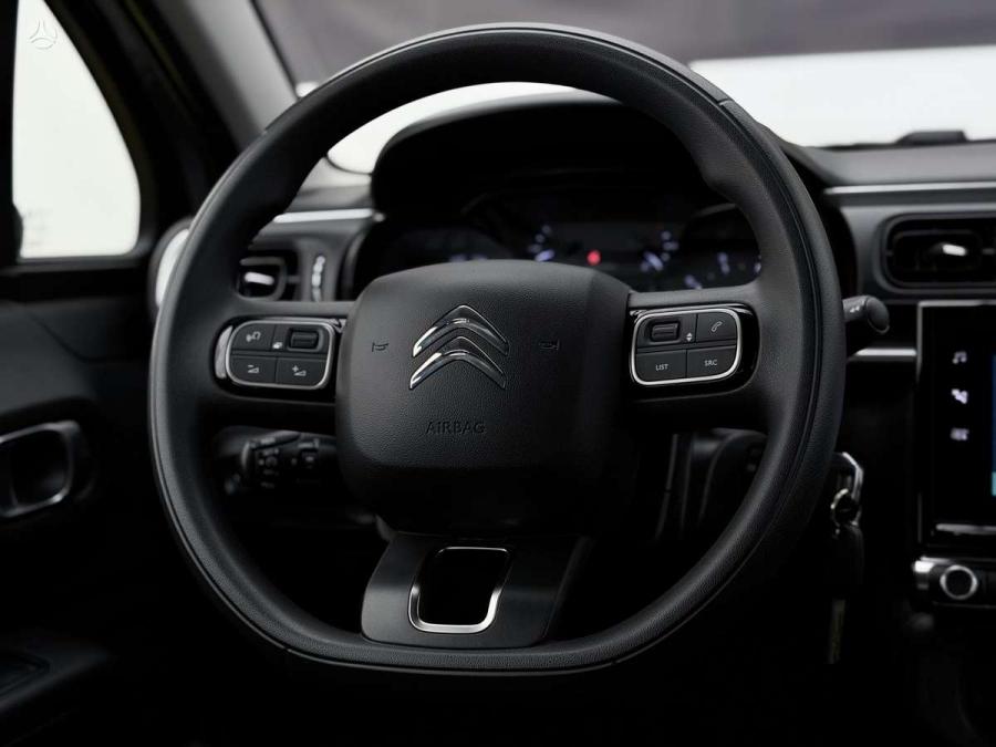 Grey Citroen C3 2022 in Vilnius, with an engine capacity of 1.20 L and mileage of 42 thousand km for 9900 €, photo 19 on AUTOMOTO.COM.LV
