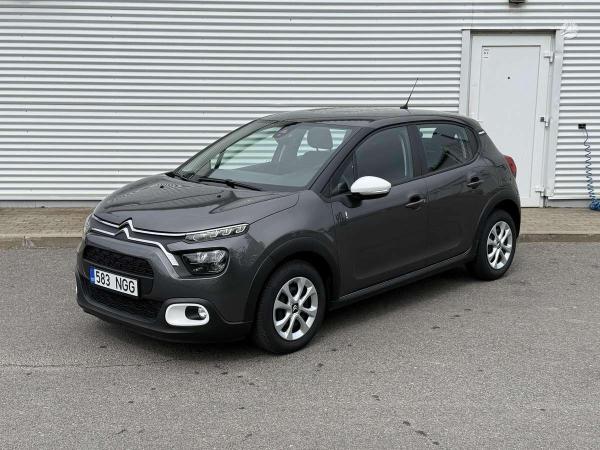Grey Citroen C3 2024 in Vilnius, with an engine capacity of 1.20 L and mileage of 35 thousand km for 10950 €, photo 1 on AUTOMOTO.COM.LV