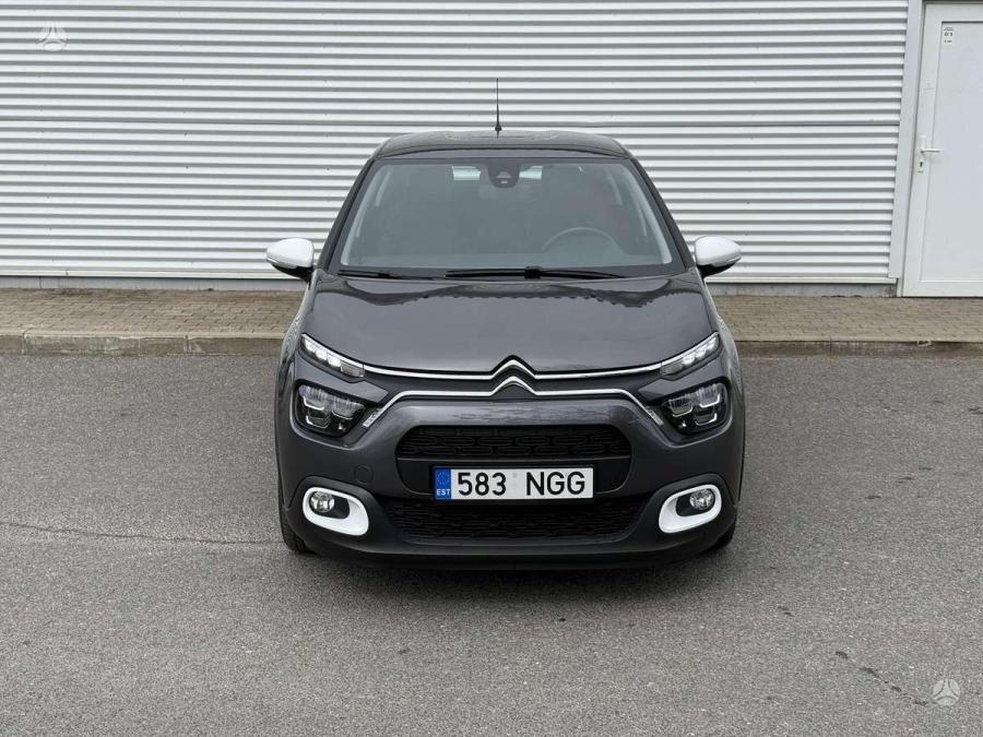 Grey Citroen C3 2024 in Vilnius, with an engine capacity of 1.20 L and mileage of 35 thousand km for 10950 €, photo 3 on AUTOMOTO.COM.LV
