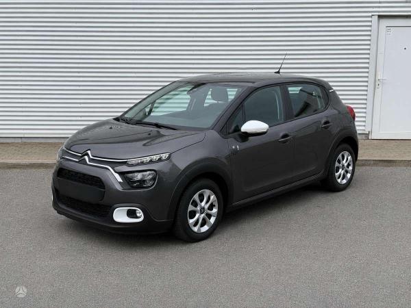Pelēks Citroen C3 2024 Viļņa, ar dzinēja tilpumu 1.20 L un nobraukumu 12 tūkst. km par 10450 €, foto 1 vietnē AUTOMOTO.COM.LV