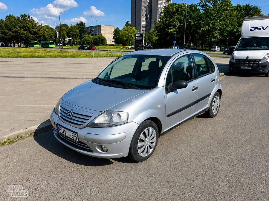 Citroen C3 2003 in Kaunas, with an engine capacity of 1.40 L and mileage of 156 thousand km for 1150 €, photo 1 on AUTOMOTO.COM.LV