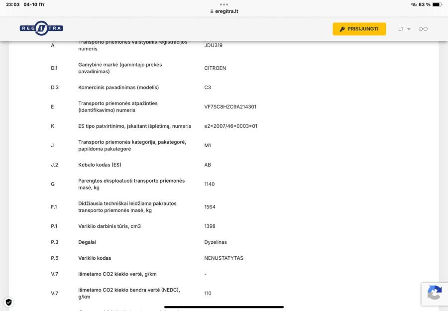 Citroen C3 2010 Bliūdžiai, ar dzinēja tilpumu 1.40 L un nobraukumu 327 tūkst. km par 2030 €, foto 12 vietnē AUTOMOTO.COM.LV