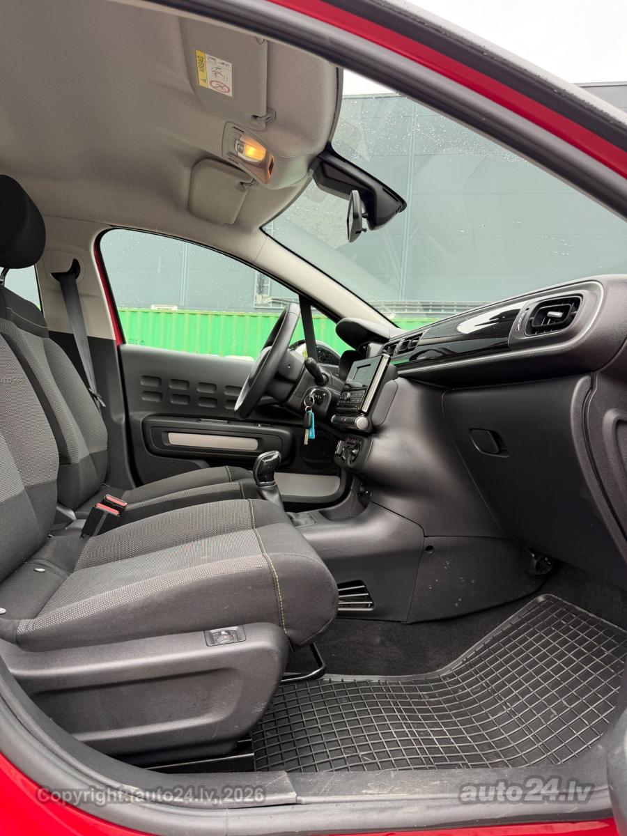 Citroen C3 2017 Tallina, ar dzinēja tilpumu 1.20 L un nobraukumu 103 tūkst. km par 6800 €, foto 8 vietnē AUTOMOTO.COM.LV