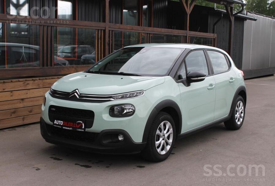Citroen C3 2017 Rīga, ar dzinēja tilpumu 1.20 L un nobraukumu 0 tūkst. km par 6190 €, foto 1 vietnē AUTOMOTO.COM.LV